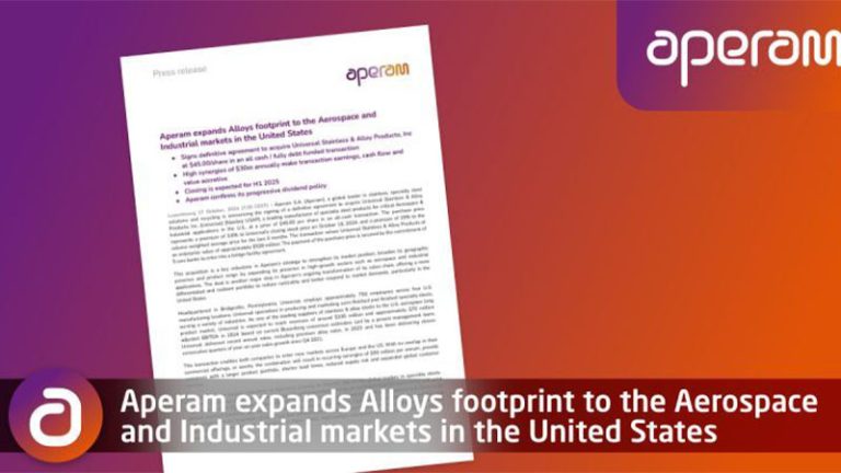Aperam to boost alloy presence in US aerospace & industrial sectors ...